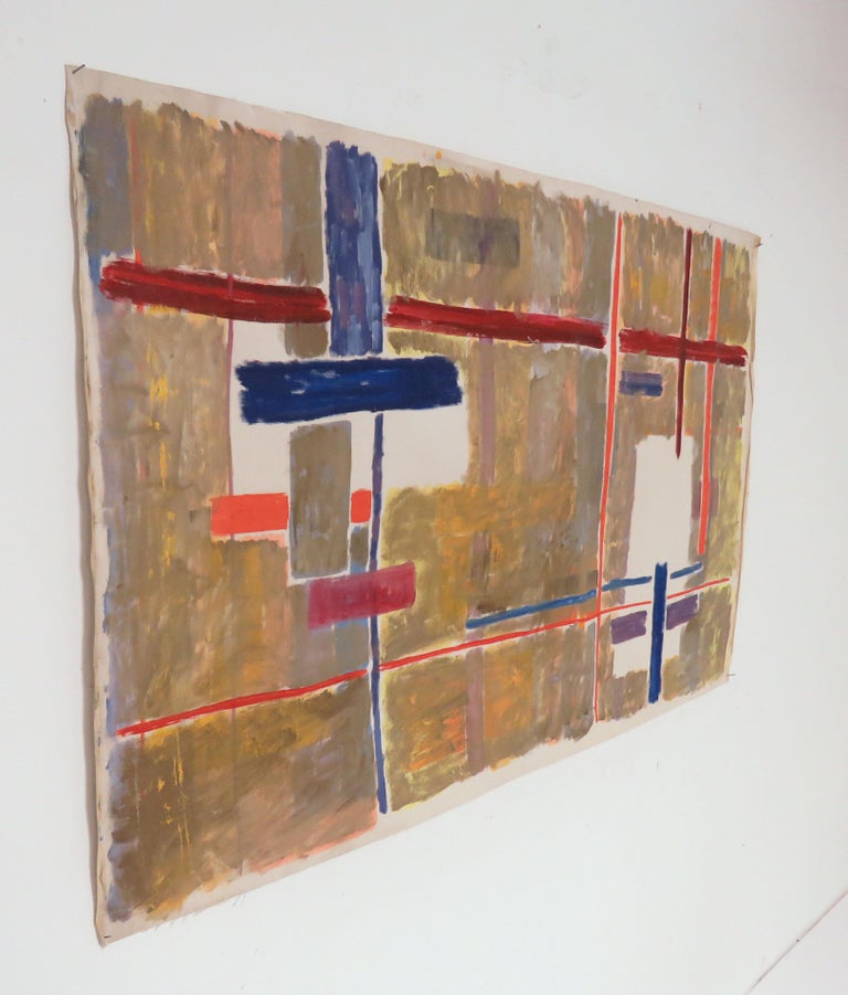 Modernist Abstract Painting by Phillip Callahan, circa 1960s at 1stDibs