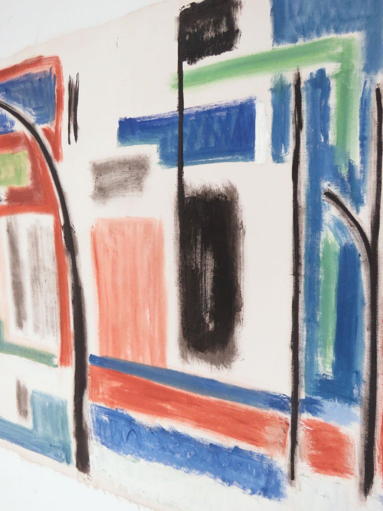 Modernist Abstract Painting by Phillip Callahan, circa 1960s at 1stDibs