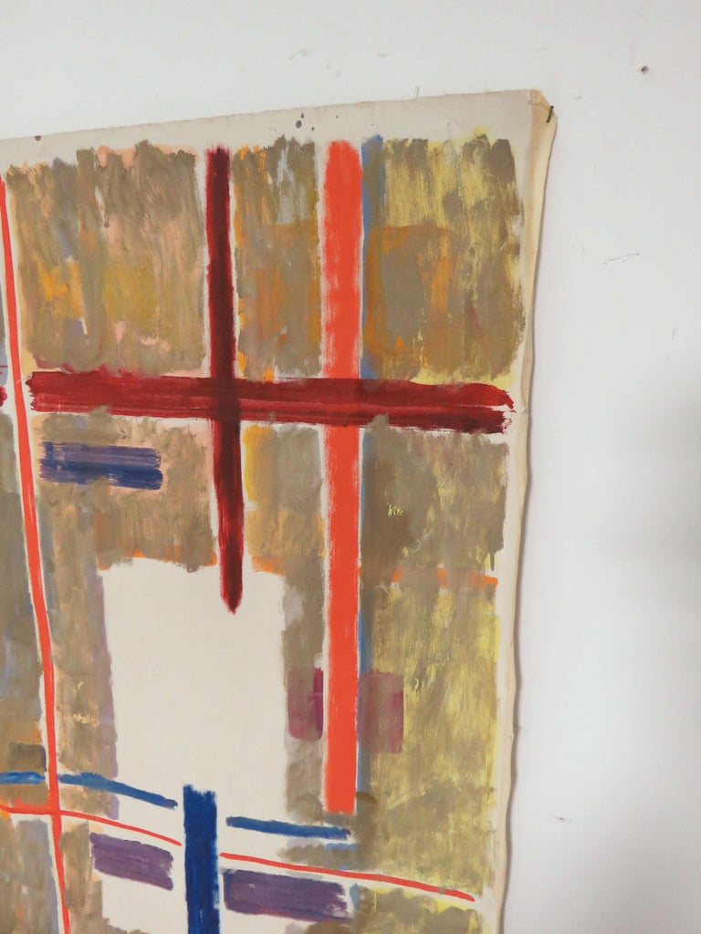 Modernist Abstract Painting by Phillip Callahan, circa 1960s at 1stDibs