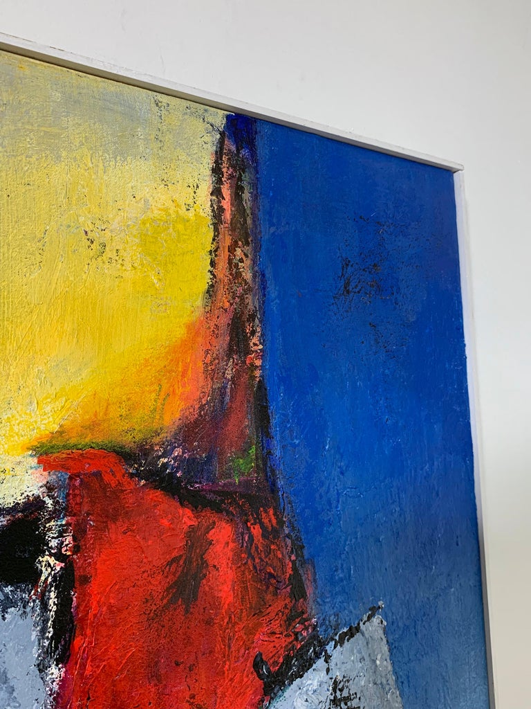 Modernist Abstract Painting Circa 1980s For Sale at 1stDibs