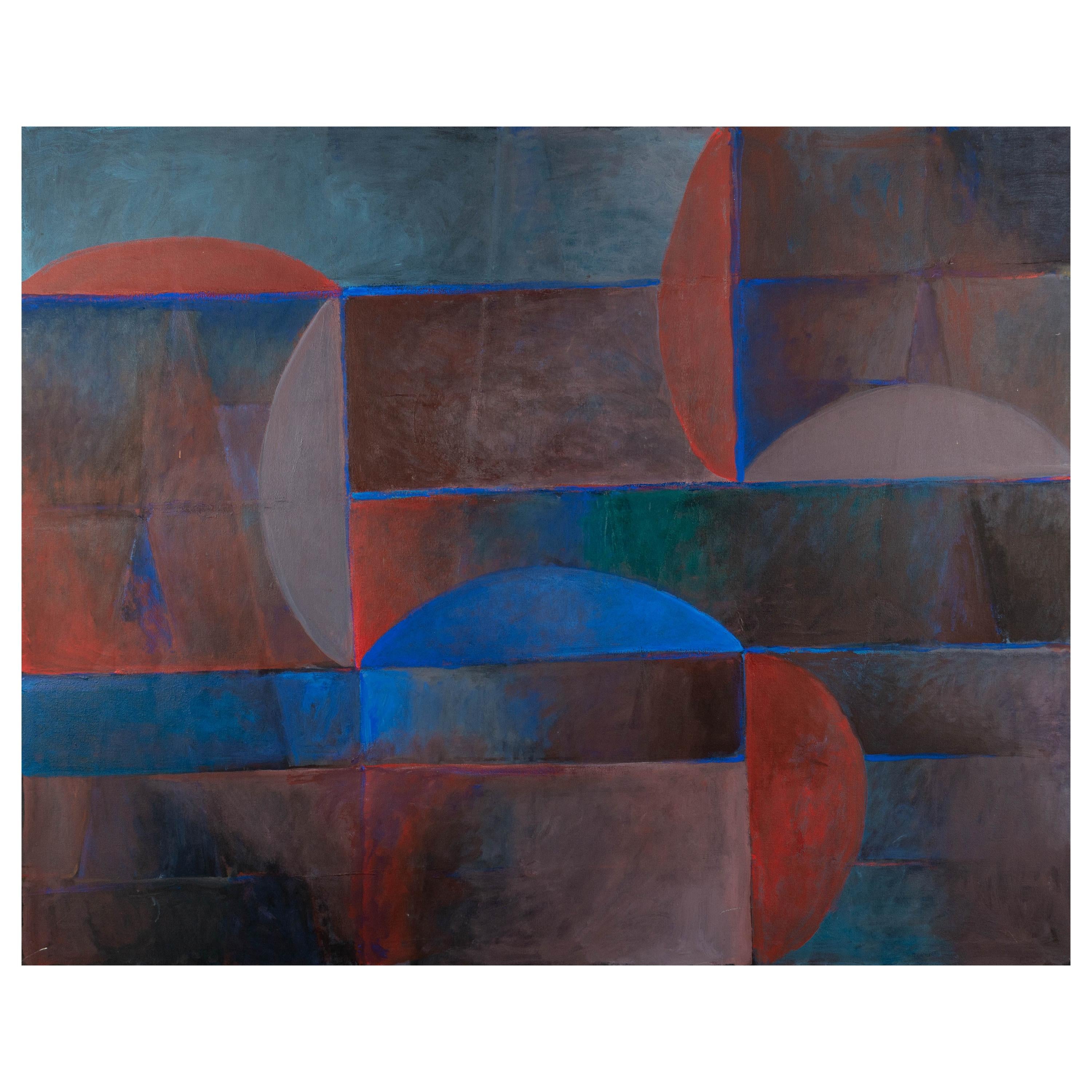 Abstract Painting by Artist Richard Harrison Crist at 1stDibs