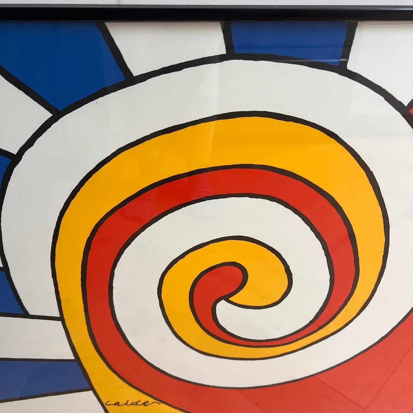 Modernist Alexander Calder Print Fine Art Poster, 20th Century For Sale ...