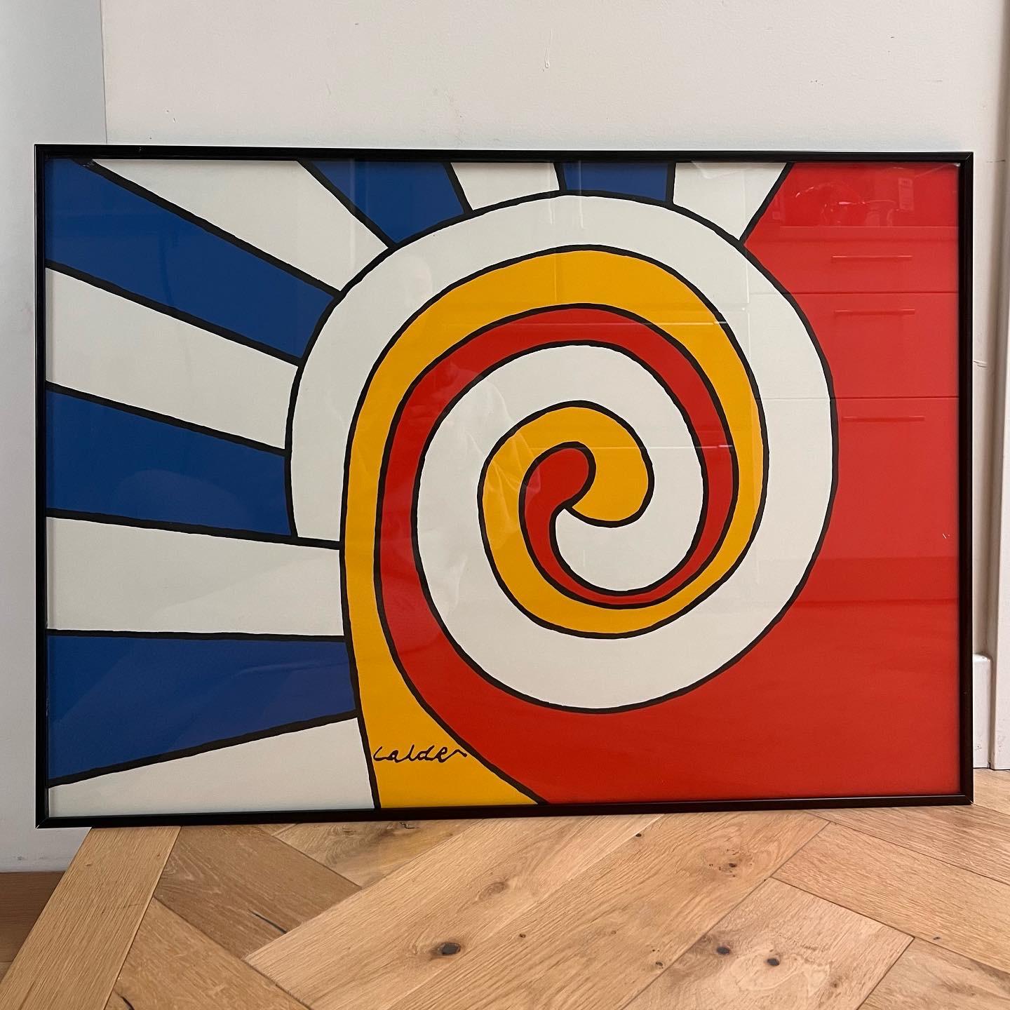 Modernist Alexander Calder Print Fine Art Poster, 20th Century For Sale ...