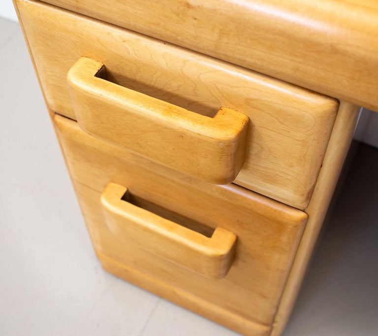 Modernist Art Deco Style Maple Dressing Table by Russel Wright for ...