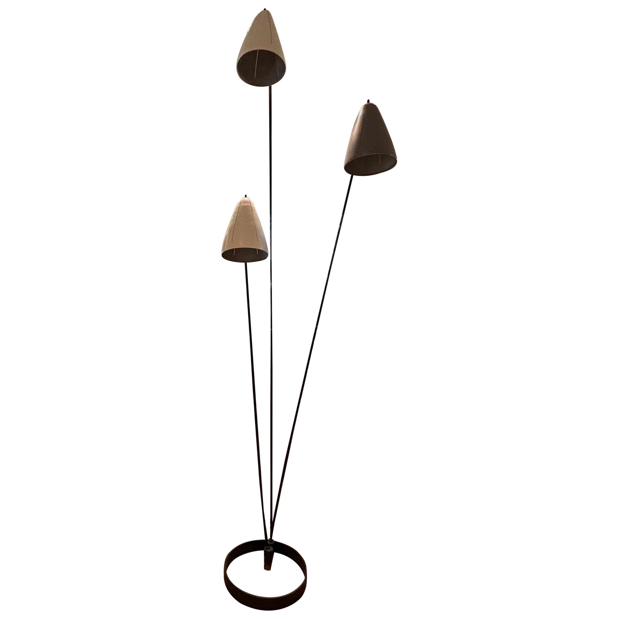 Modernist Articulating Floor Lamp by Ben Seibel For Sale at 1stDibs