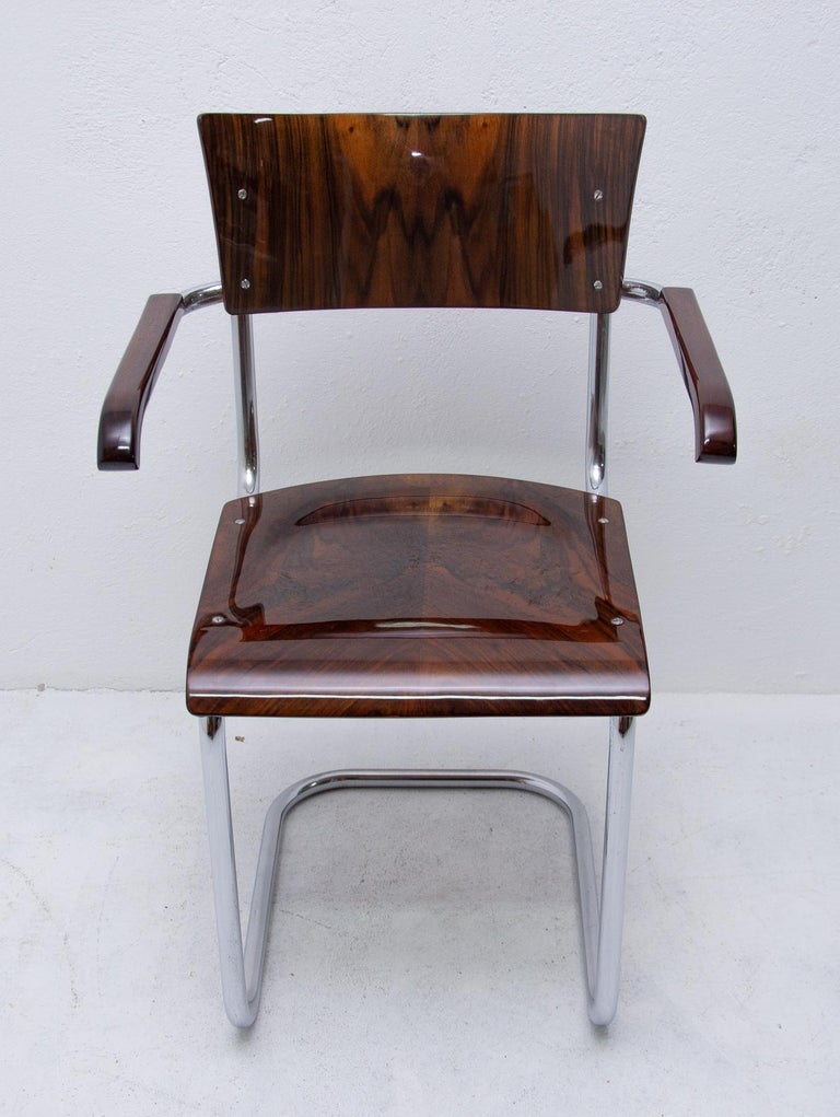 Modernist B43 Tubular Desk Chair by Mart Stam, 1950s For Sale at 1stDibs
