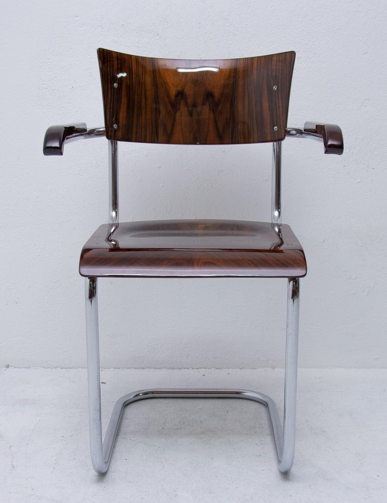 Modernist B43 Tubular Desk Chair by Mart Stam, 1950s For Sale at 1stDibs