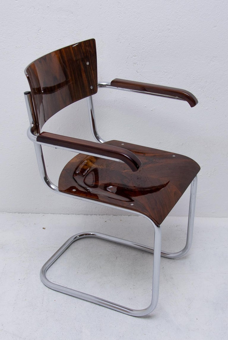 Modernist B43 Tubular Desk Chair by Mart Stam, 1950s For Sale at 1stDibs