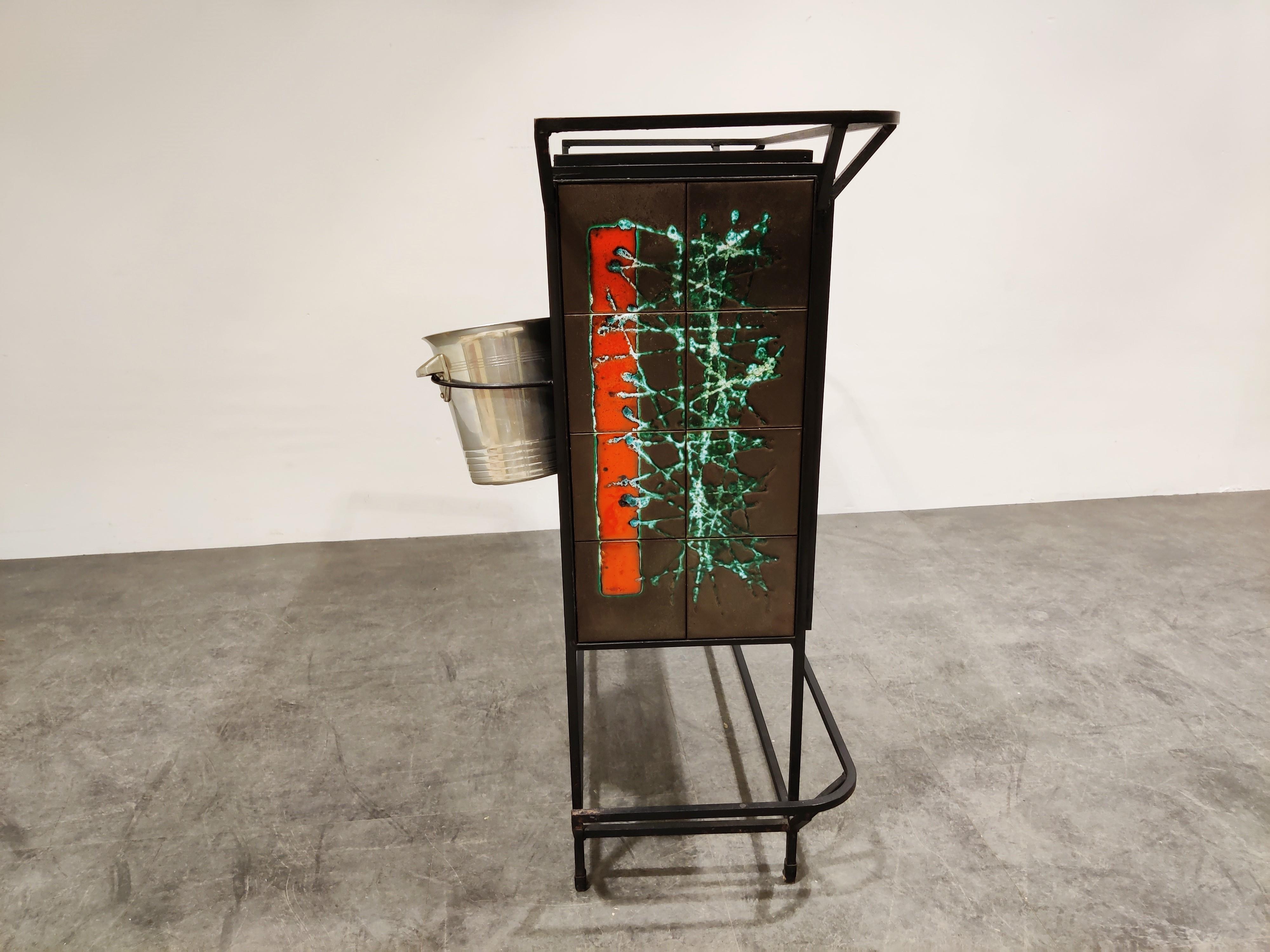 Modernist Bar Counter by Juliette Belarti, 1970s at 1stDibs | bar ...