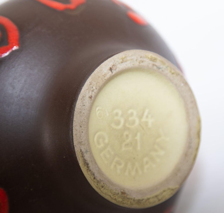 Modernist Bauhaus Ceramic Vase, Germany, 1961 For Sale at 1stDibs