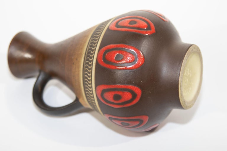 Modernist Bauhaus Ceramic Vase, Germany, 1961 For Sale at 1stDibs