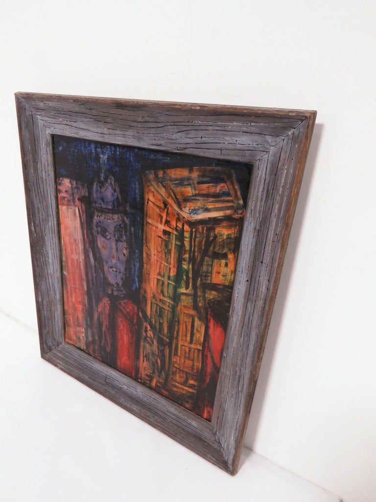 Modernist Beat Generation Urban Portrait, circa 1950s For Sale at 1stDibs