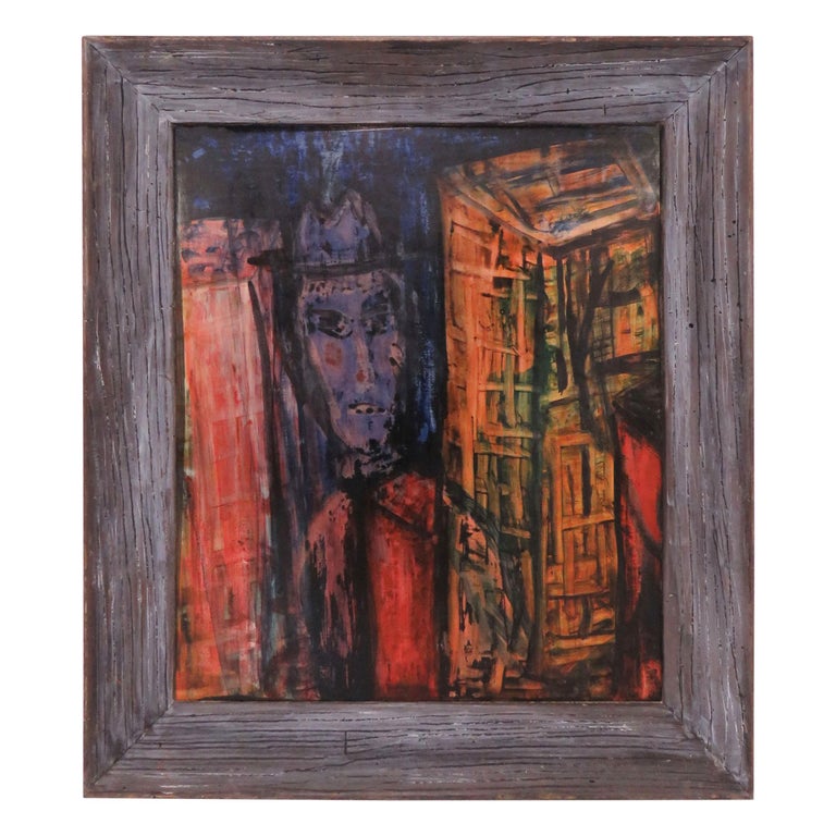 Modernist Beat Generation Urban Portrait, circa 1950s For Sale at 1stDibs