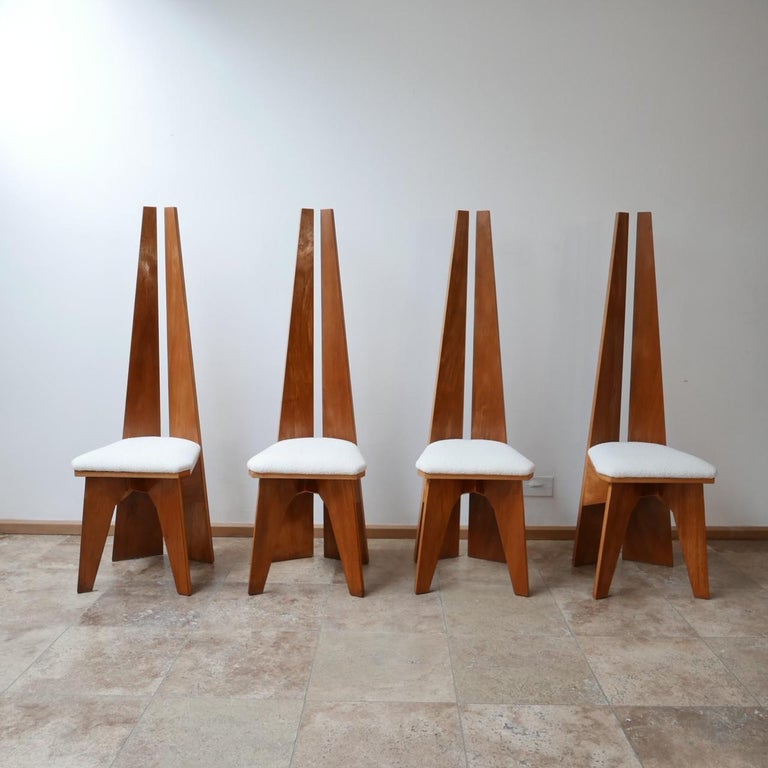 Modernist Belgium Midcentury Dining Chairs '8' at 1stDibs