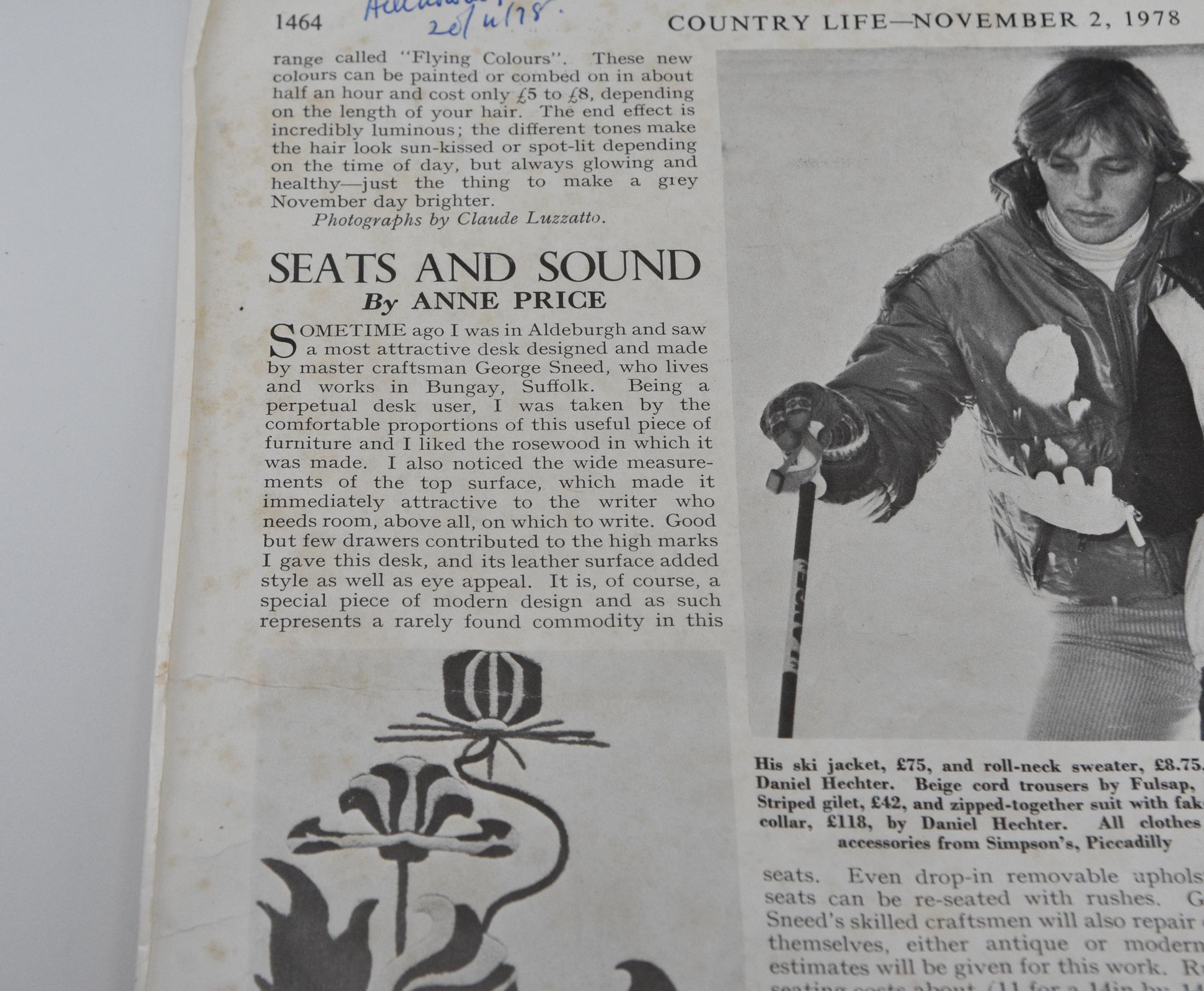 Modernist Bombay Rosewood and Scrub Pine Desk + Chair by George Sneed ...