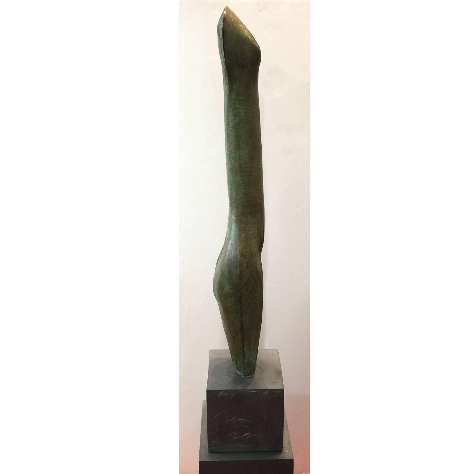 Modernist Bronze Sculpture Large Female Torso For Sale at 1stDibs