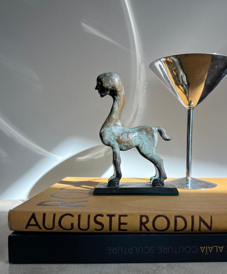 Modernist Neo Sumerian style Bronze Sculpture of a Centaur, 20th ...