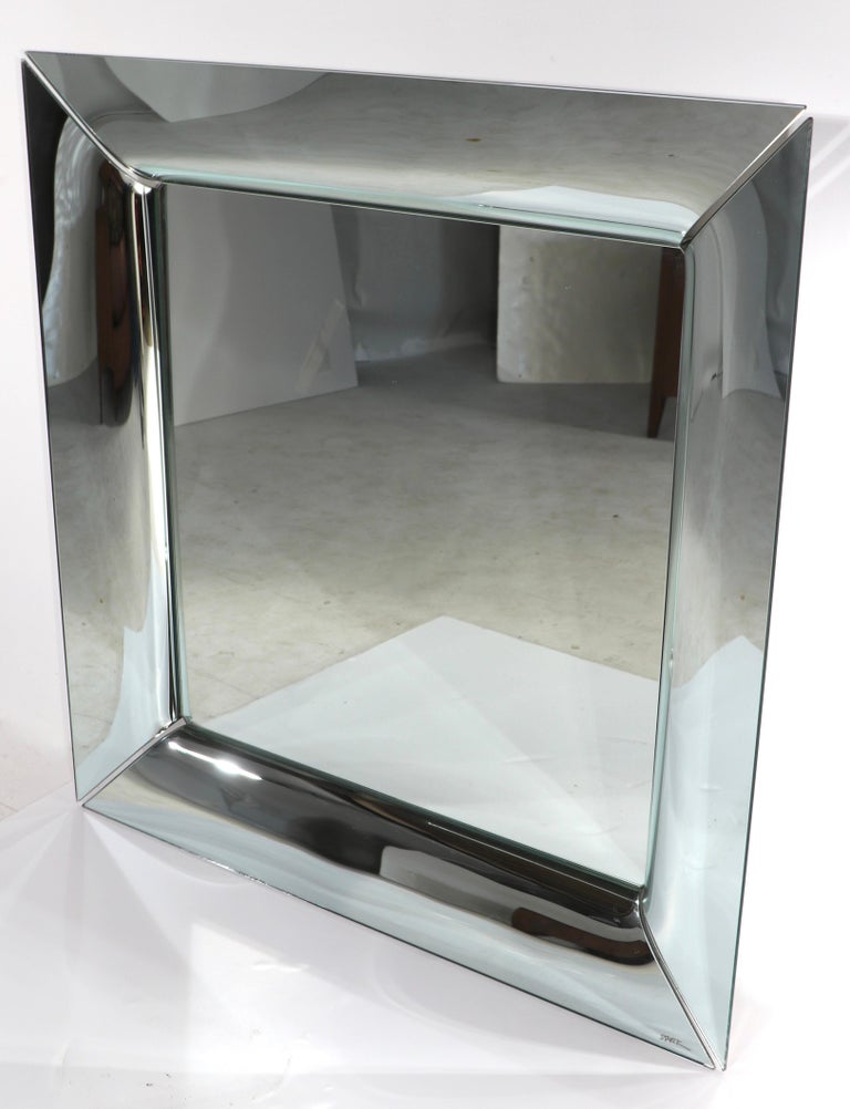 Modernist Caadre Mirror by Philippe Stack for FIAM Made in Italy For ...
