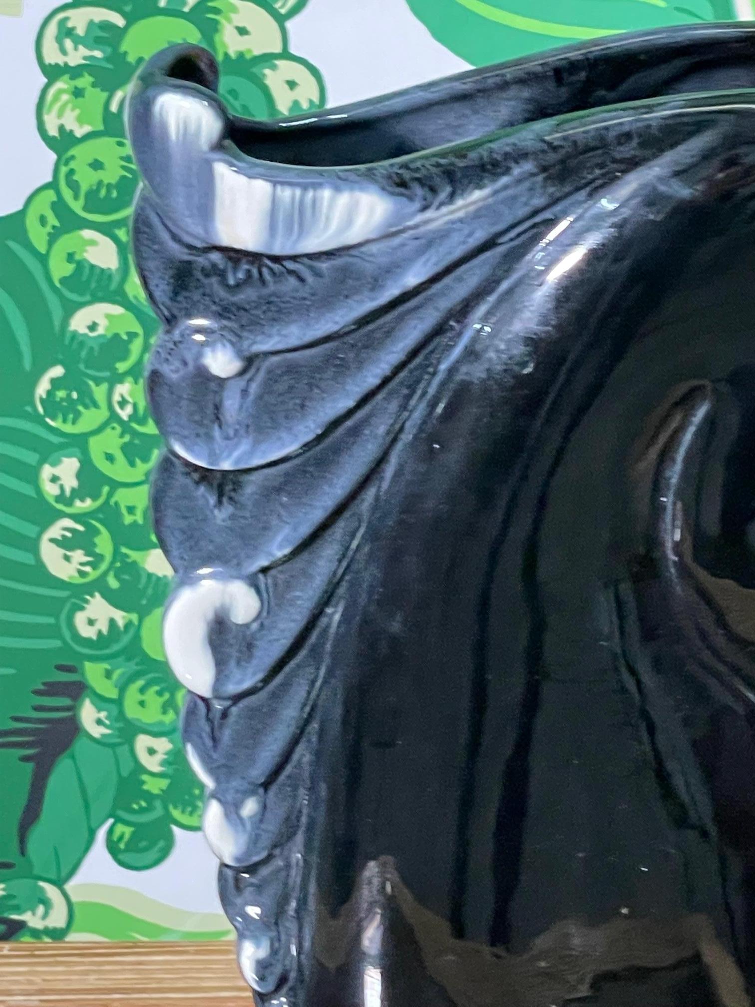 Modernist Ceramic Horse Head Vase by Royal Hickman For Sale at 1stDibs