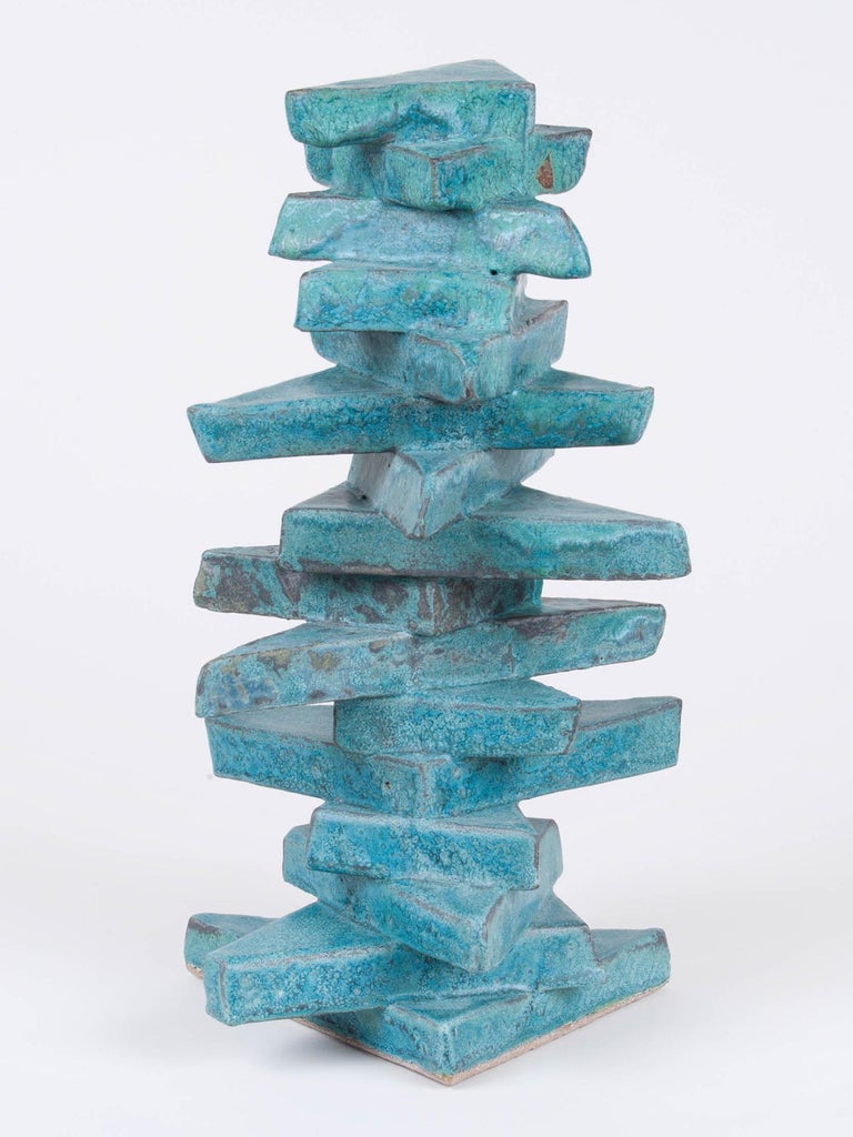 Modernist Ceramic Sculpture by Judy Engel For Sale at 1stDibs