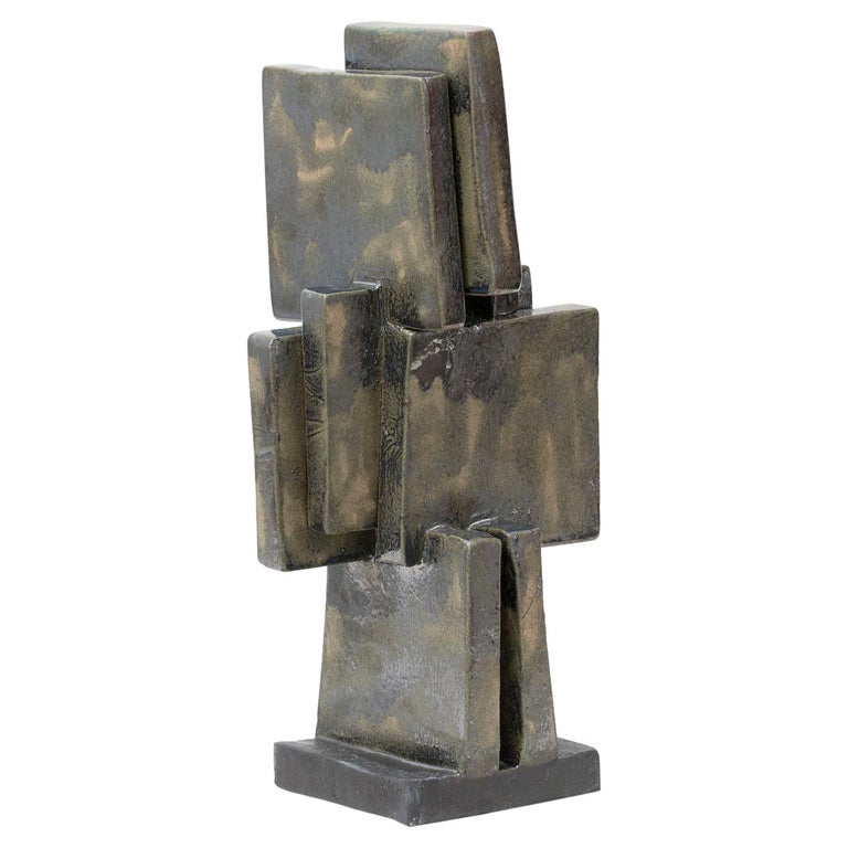 Modernist Ceramic Sculpture by Judy Engel For Sale at 1stDibs
