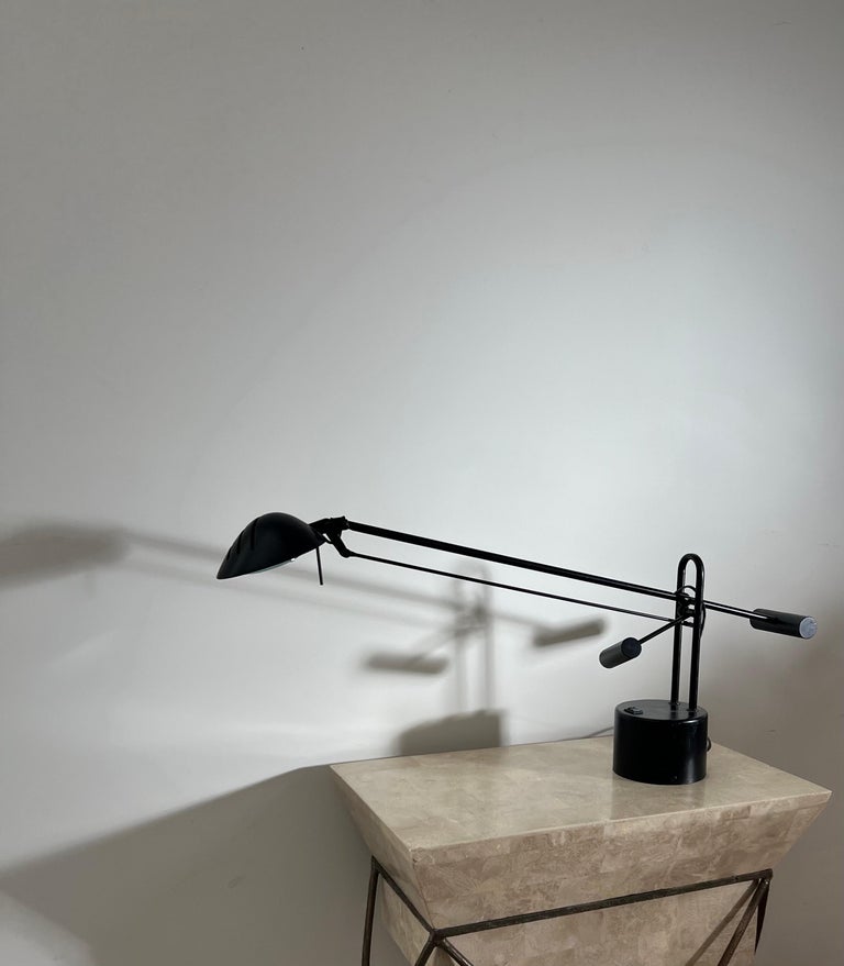 Modernist Crane-Neck Table Lamp by Underwriters Lab, Early 1970s at 1stDibs