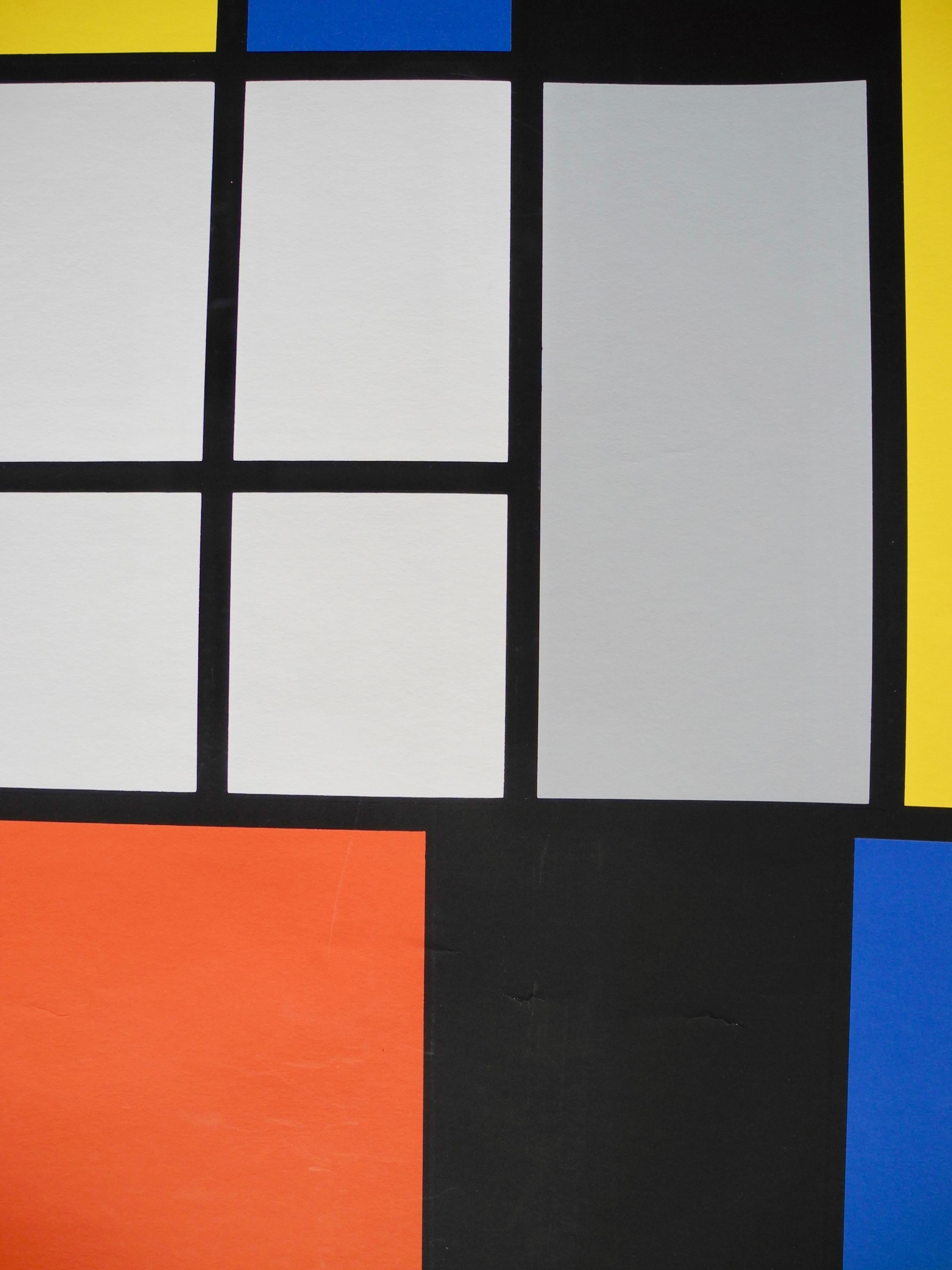 Modernist De Stijl Artist Piet Mondrian Silk Screen by Pace Editions ...