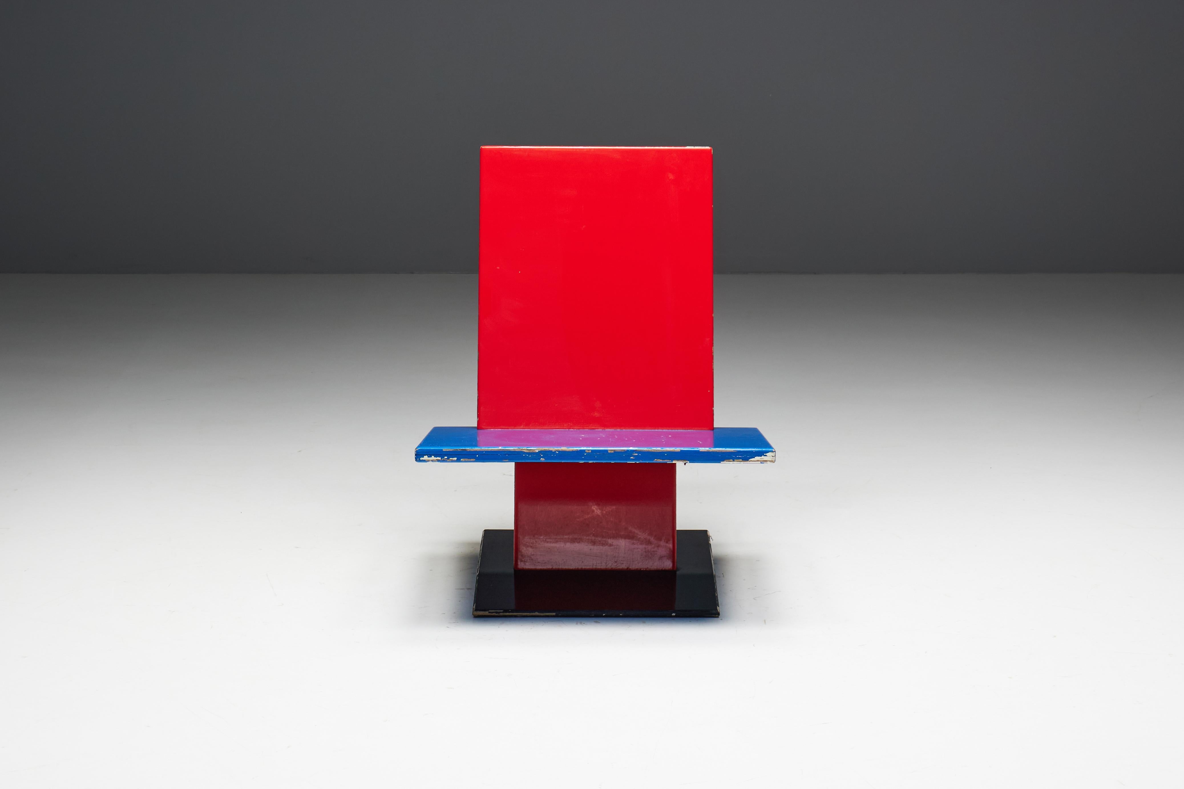 Modernist De Stijl Inspired Lounge Chairs, Netherlands, 1960s For Sale ...