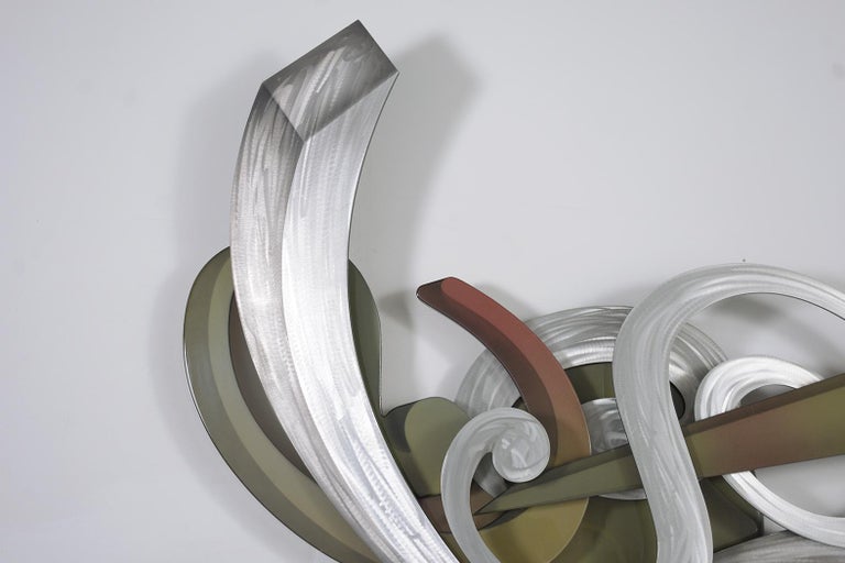 Modernist Dean Jonhson Wall Sculpture For Sale at 1stDibs