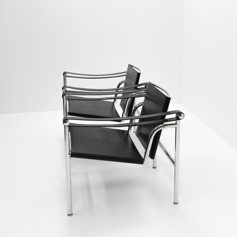 Modernist Design LC1 Chairs by Le Corbusier, Jeanneret, Perriand for ...