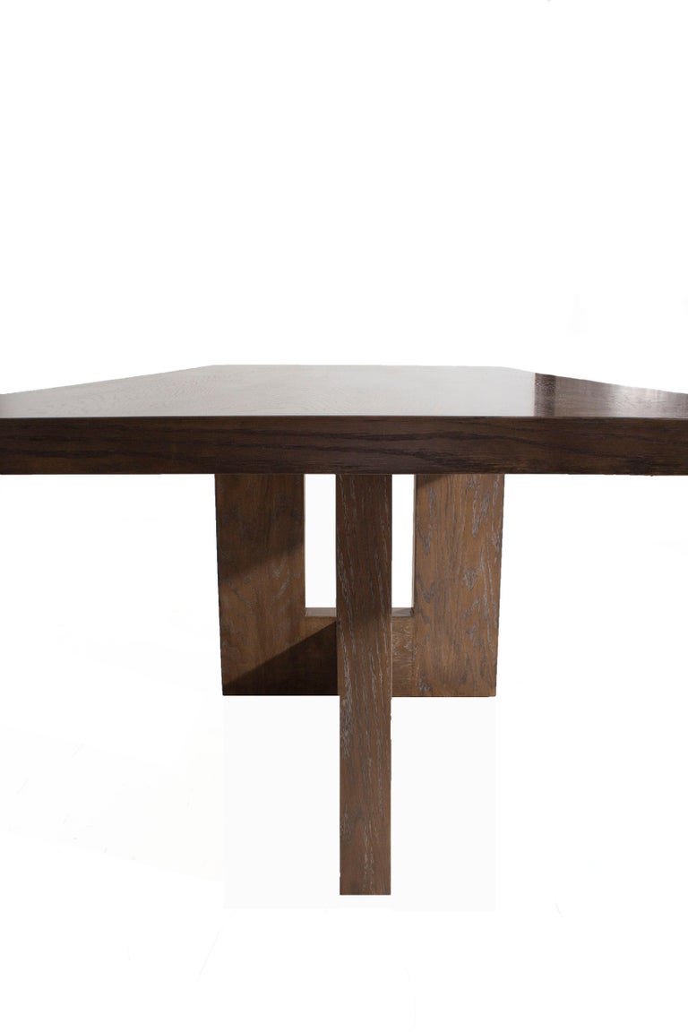 Modernist Dining Table Red Oak For Sale at 1stDibs | red oak table, red ...