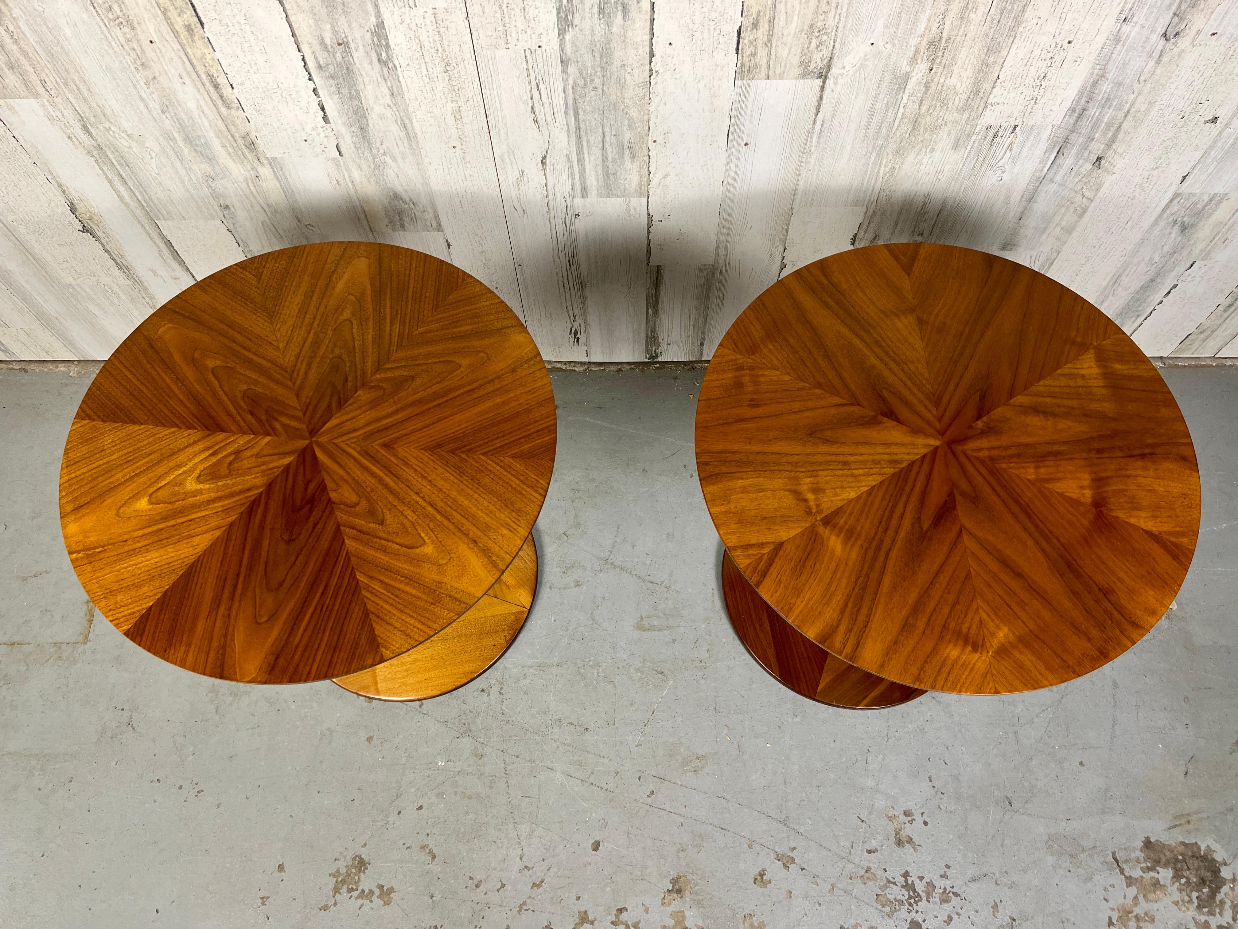 Modernist Drexel Side Tables For Sale at 1stDibs