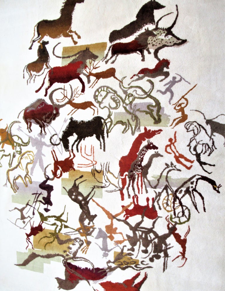Ecuadorian "Caverna" Carpet by Olga Fisch - Room Size 12'x9' For Sale ...
