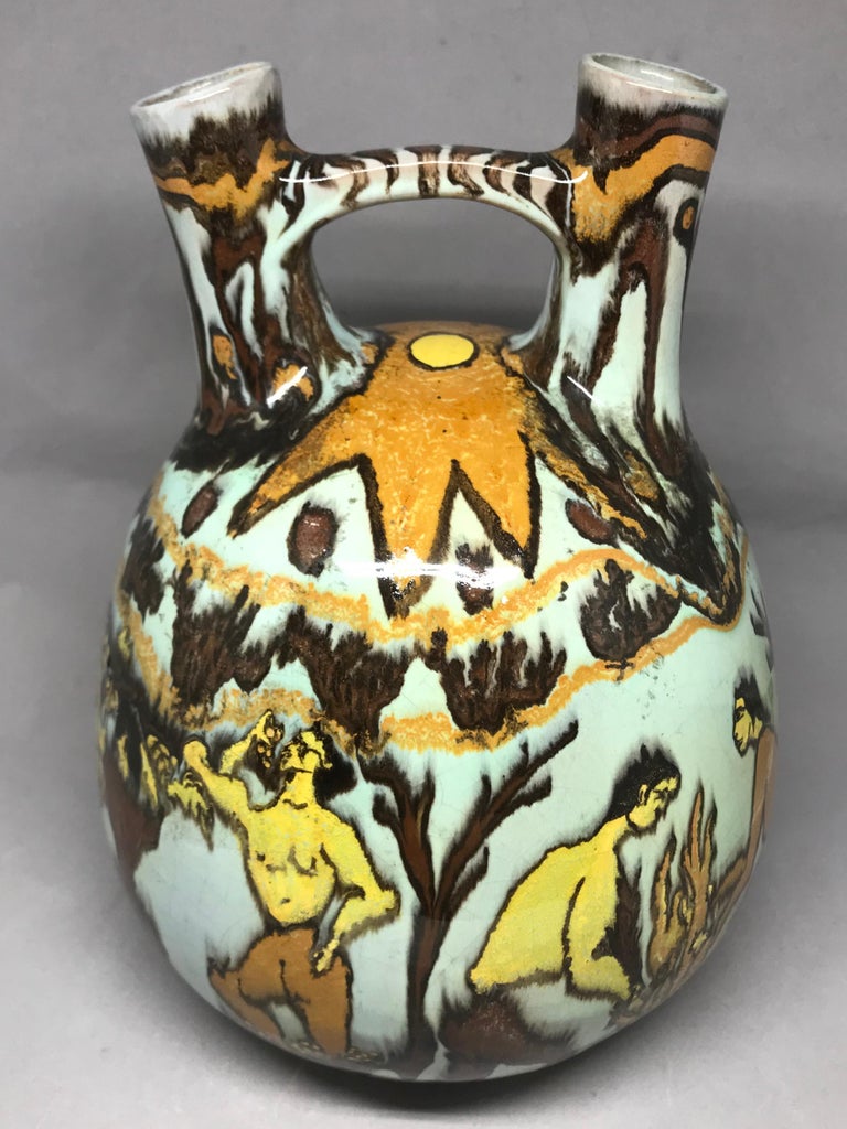 Modernist Etruscan Style Vase For Sale at 1stDibs