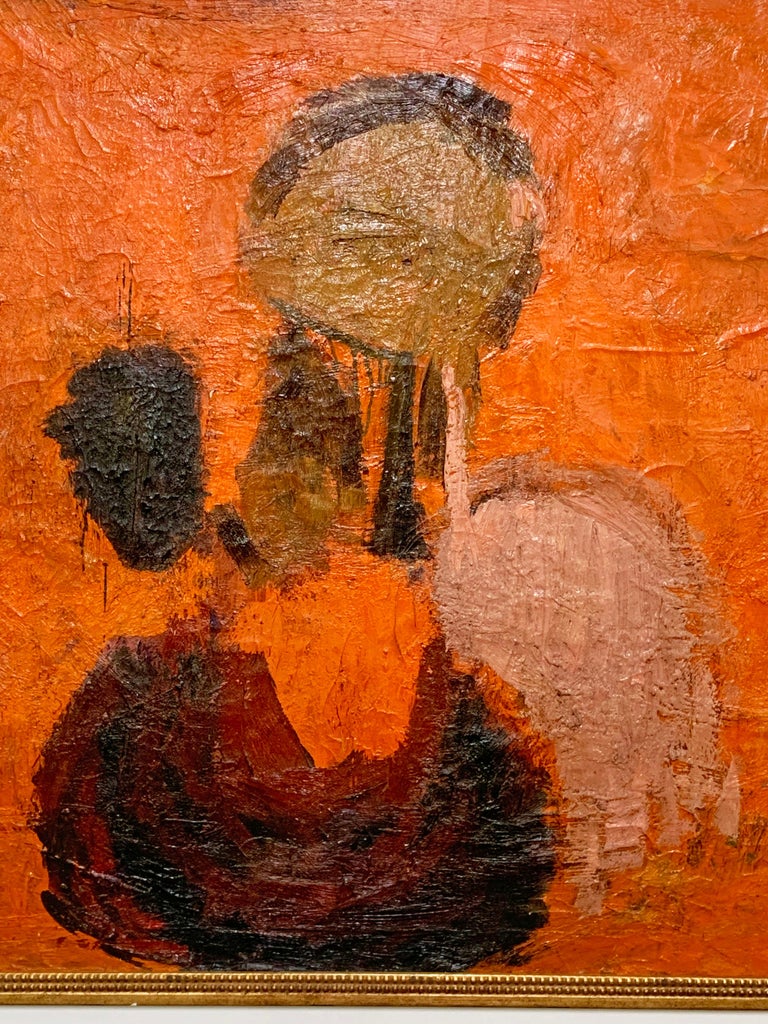 Modernist Expressionist Figurative Painting Titled "Female Anatomy", d ...