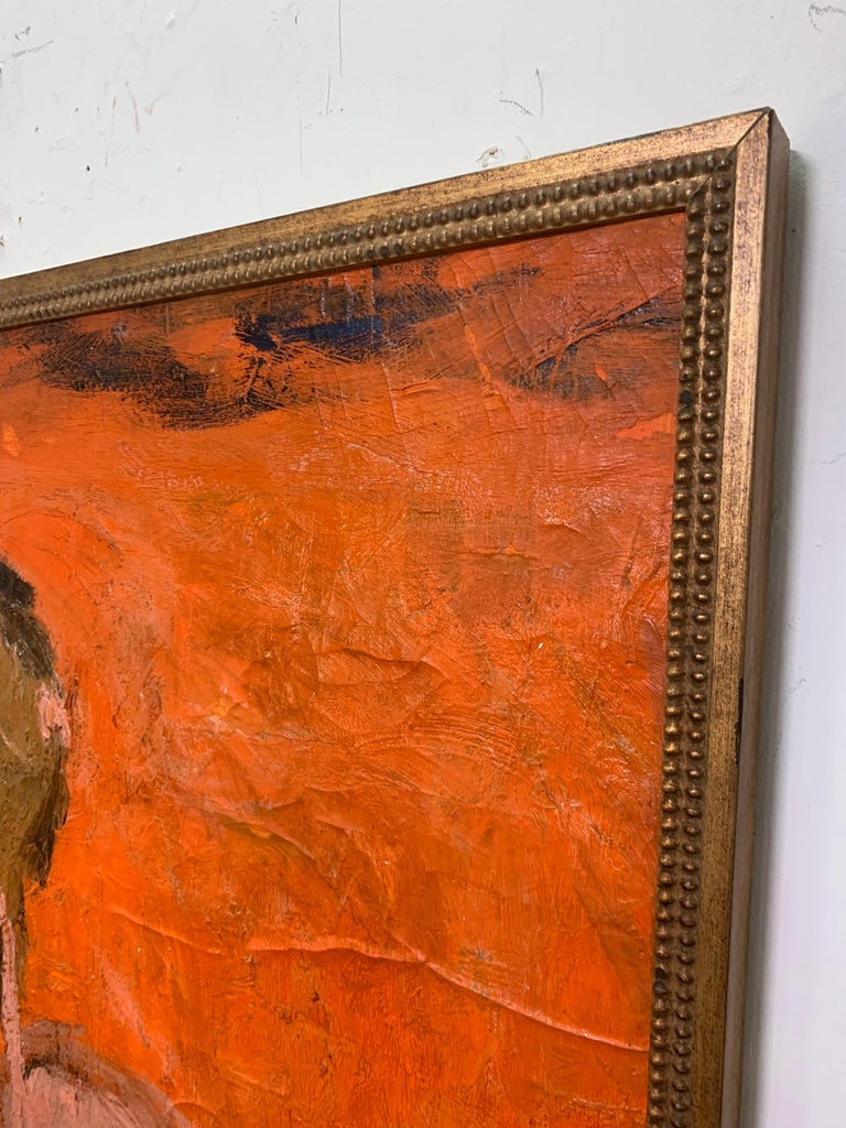Modernist Expressionist Figurative Painting Titled "Female Anatomy", d ...