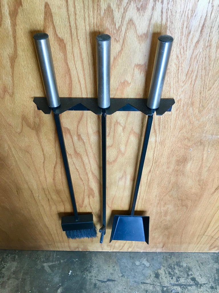 Modernist Fire Tool Set For Sale at 1stDibs