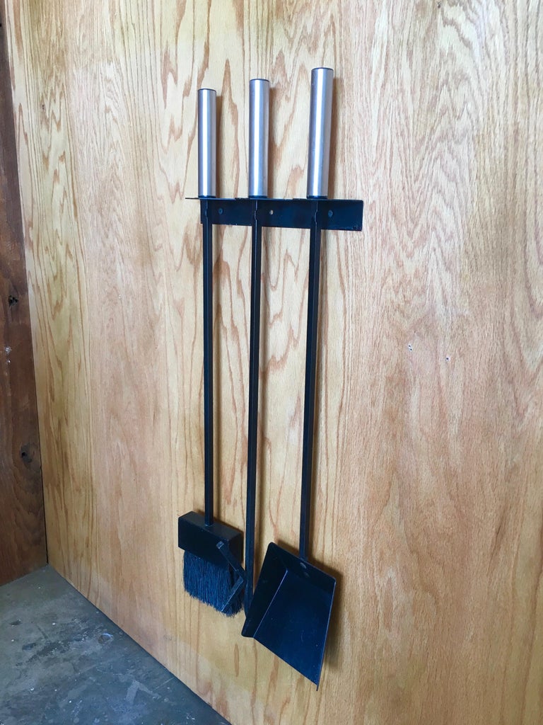 Modernist Fire Tool Set For Sale at 1stDibs