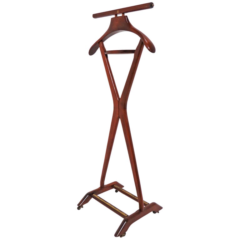 Modernist Gentleman's Valet Stand by Fratelli Reguitti, Italy at 1stDibs