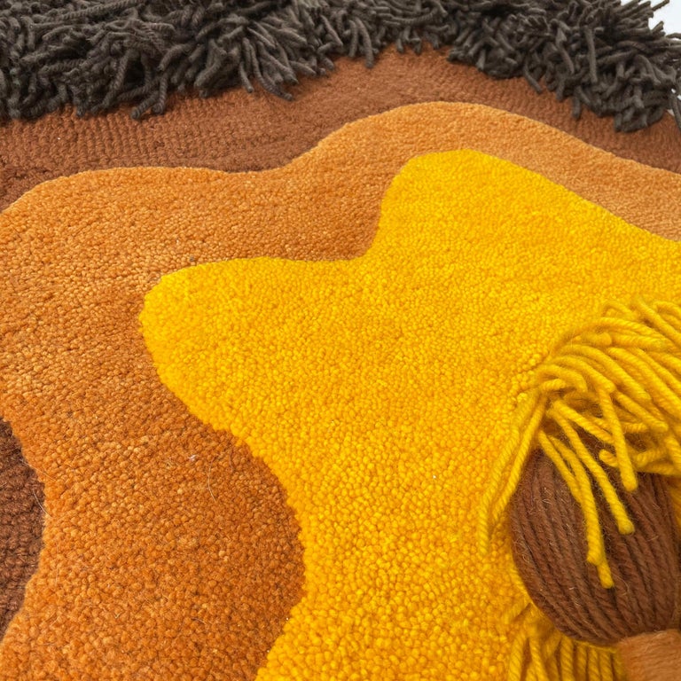 Modernist German Wall Rug by Ewald Kröner for Kröner-Tapisserie ...