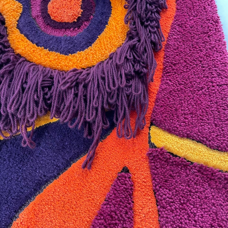 Modernist German Wall Rug by Ewald Kröner for Schloss Hackhausen ...