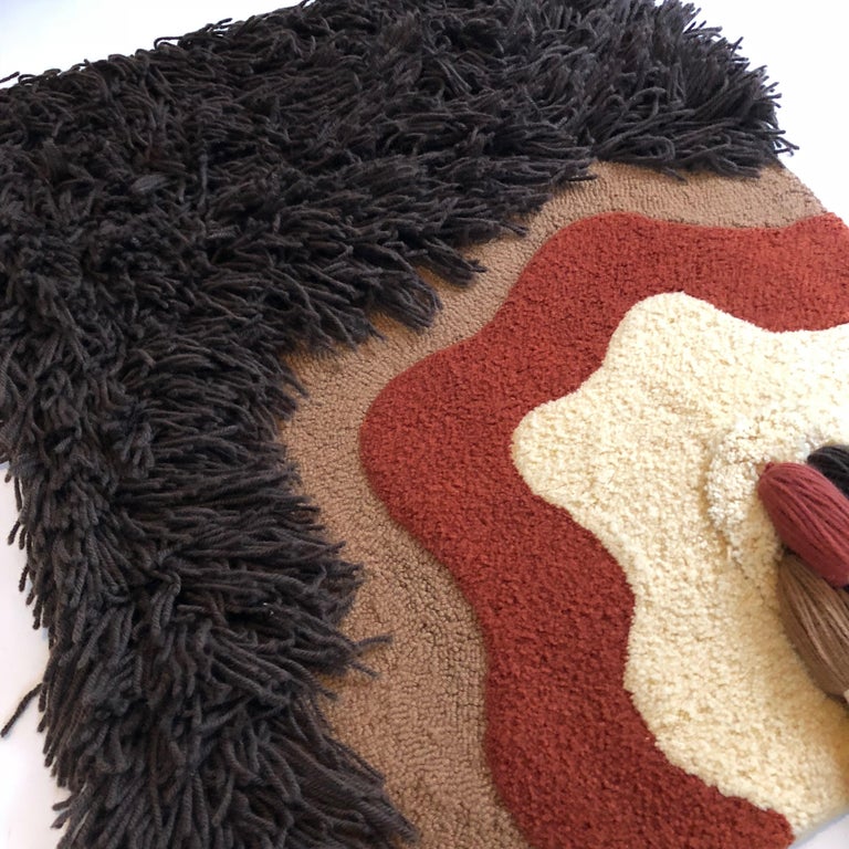 Modernist German Wall Rug by Ewald Kröner for Schloss Hackhausen ...