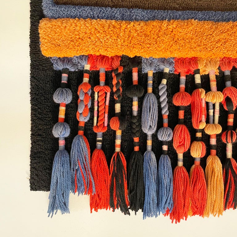 Modernist German Wall Rug by Ewald Kröner for Schloss Hackhausen ...