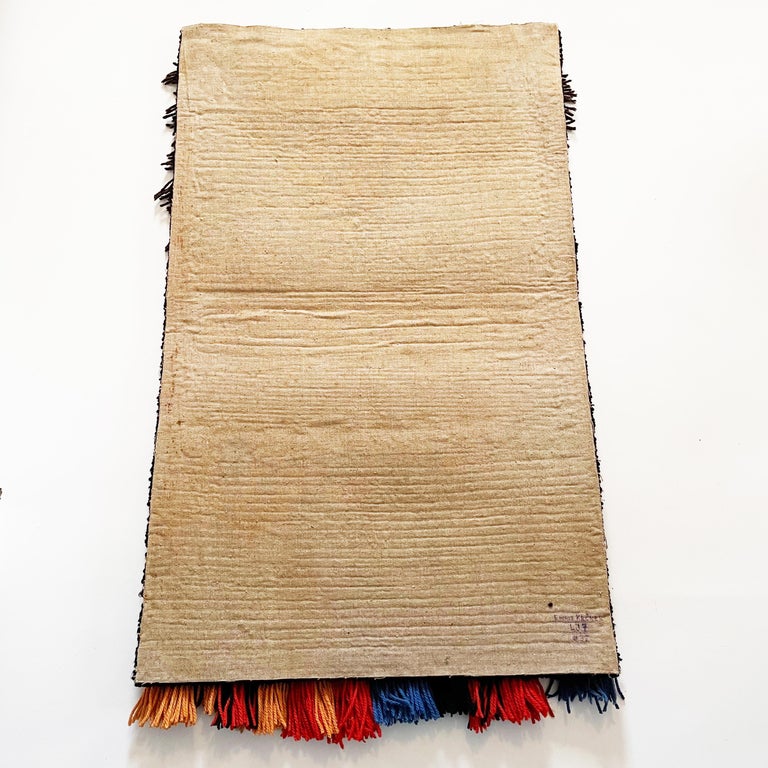 Modernist German Wall Rug by Ewald Kröner for Schloss Hackhausen ...