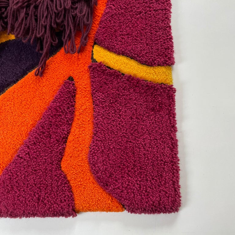 Modernist German Wall Rug by Ewald Kröner for Schloss Hackhausen ...