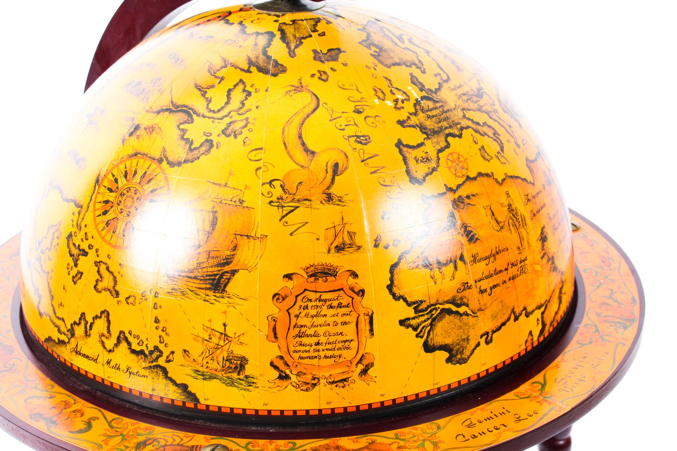 Modernist Globe Cocktail Cabinet Dry Bar Midcentury For Sale at 1stDibs ...