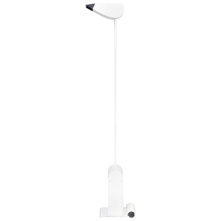 Modernist Hartmut Engel White Metal Floor Lamp for Zumtobel For Sale at ...