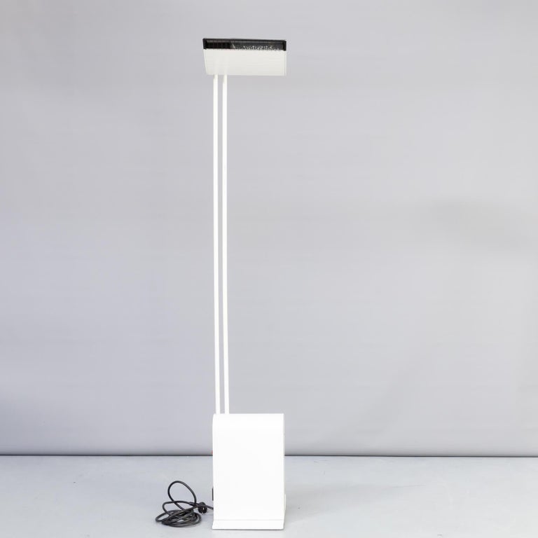 Modernist Hartmut Engel White Metal Floor Lamp for Zumtobel For Sale at ...