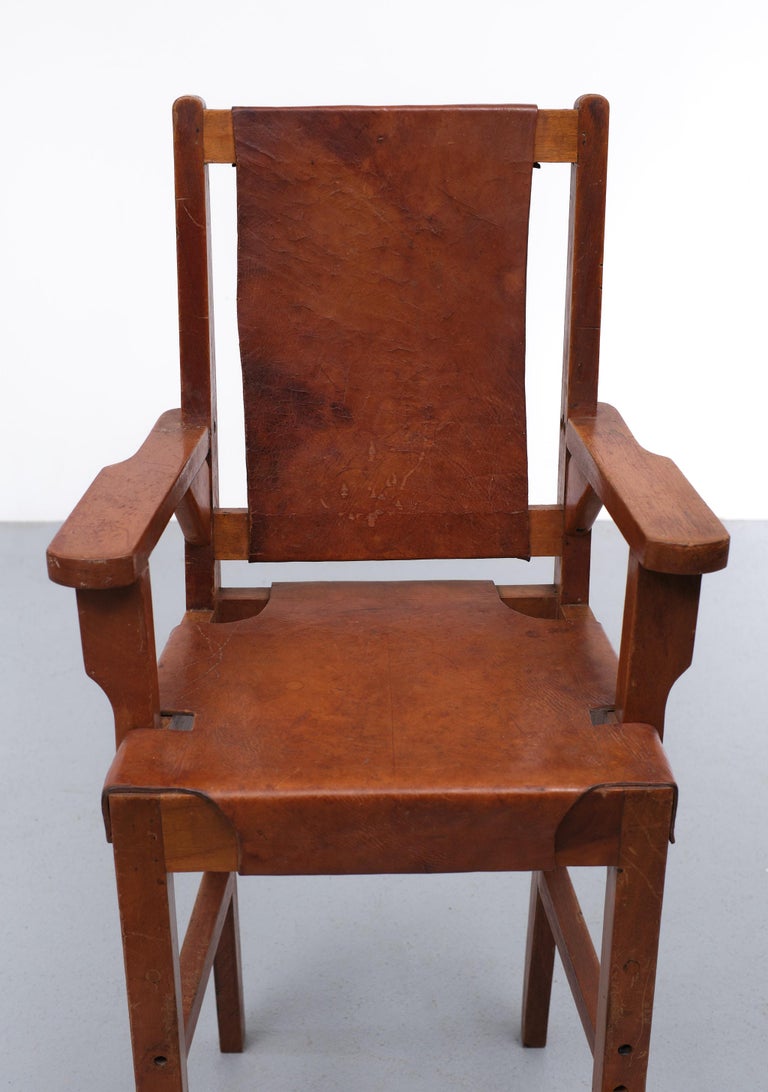 Modernist High Chair Gerrit Rietveld Style 1940s Dutch For Sale at 1stDibs