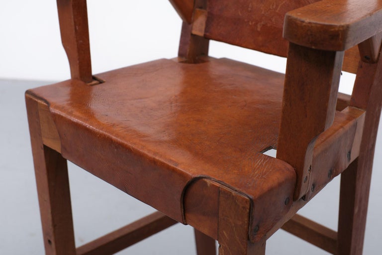 Modernist High Chair Gerrit Rietveld Style 1940s Dutch For Sale at 1stDibs
